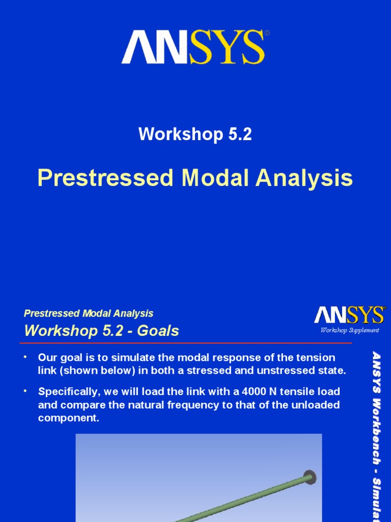Prestressed Modal Analysis Guide | PDF | Deformation (Mechanics ...