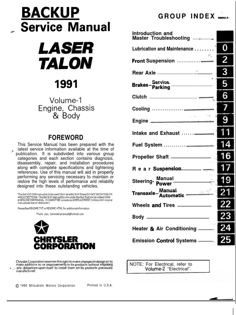 Laser Talon: R Service Manual | PDF