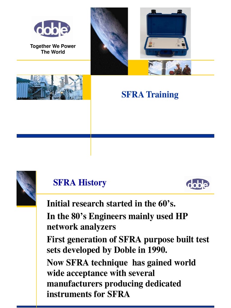 Sweep Frequency Response Analysis | PDF | Transformer | Electrical ...