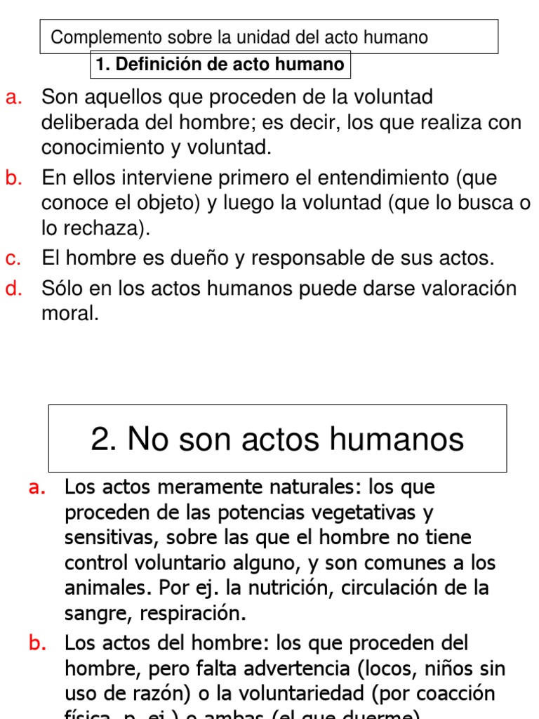 El Acto Humano | PDF | Moralidad | Conocimiento