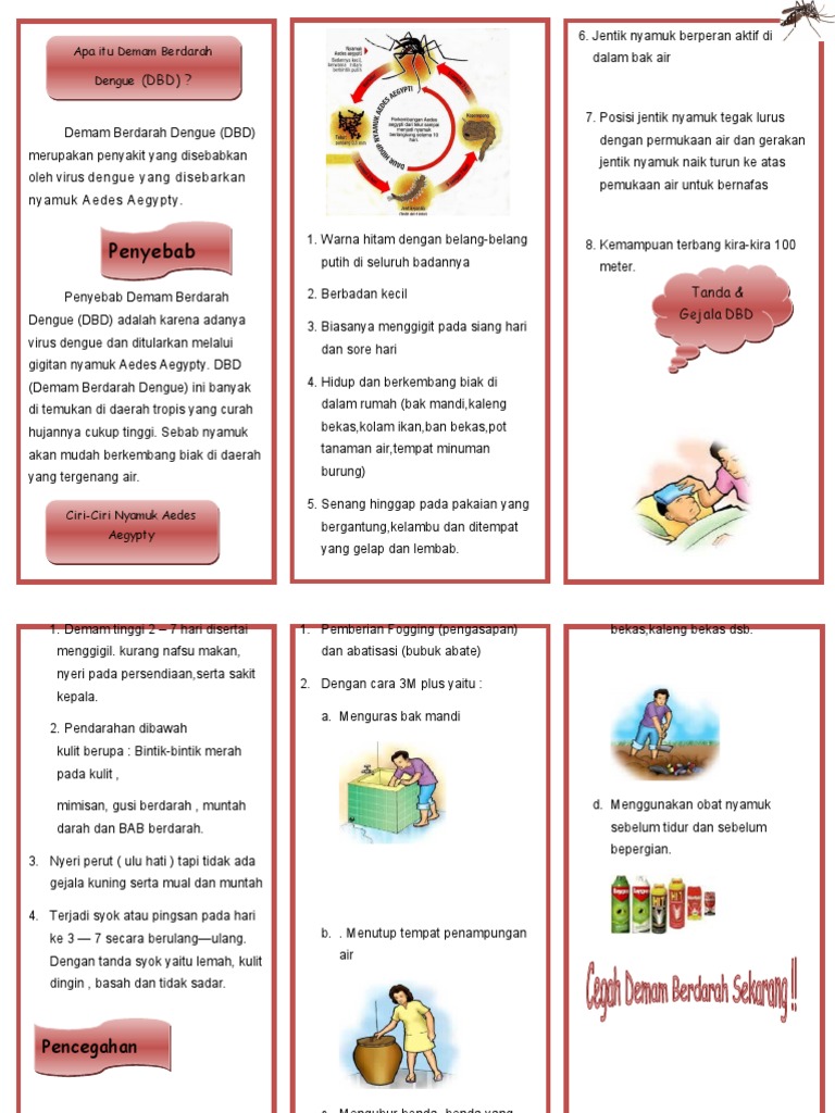 Leaflet Demam Berdarah | PDF