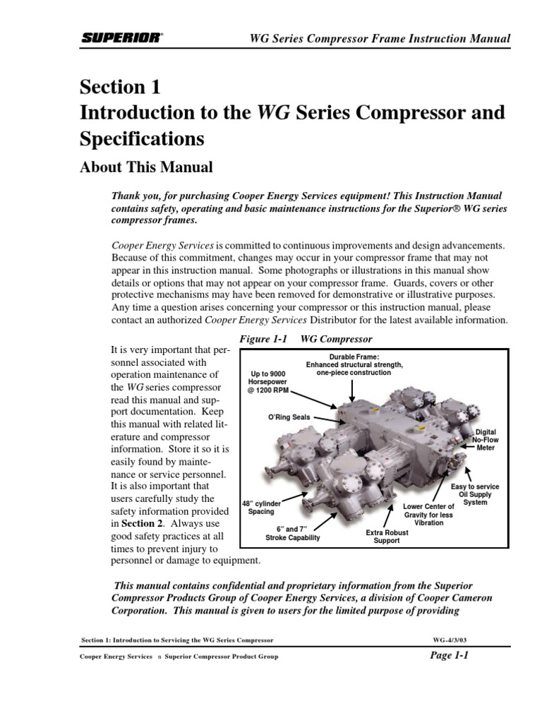 WG Instruction Manual | PDF | Motor Oil | Cylinder (Engine)