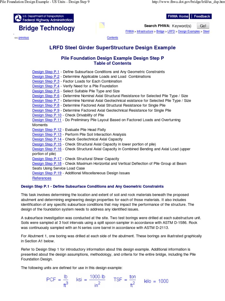 Pile Foundation Design Example | PDF | Deep Foundation | Geotechnical ...