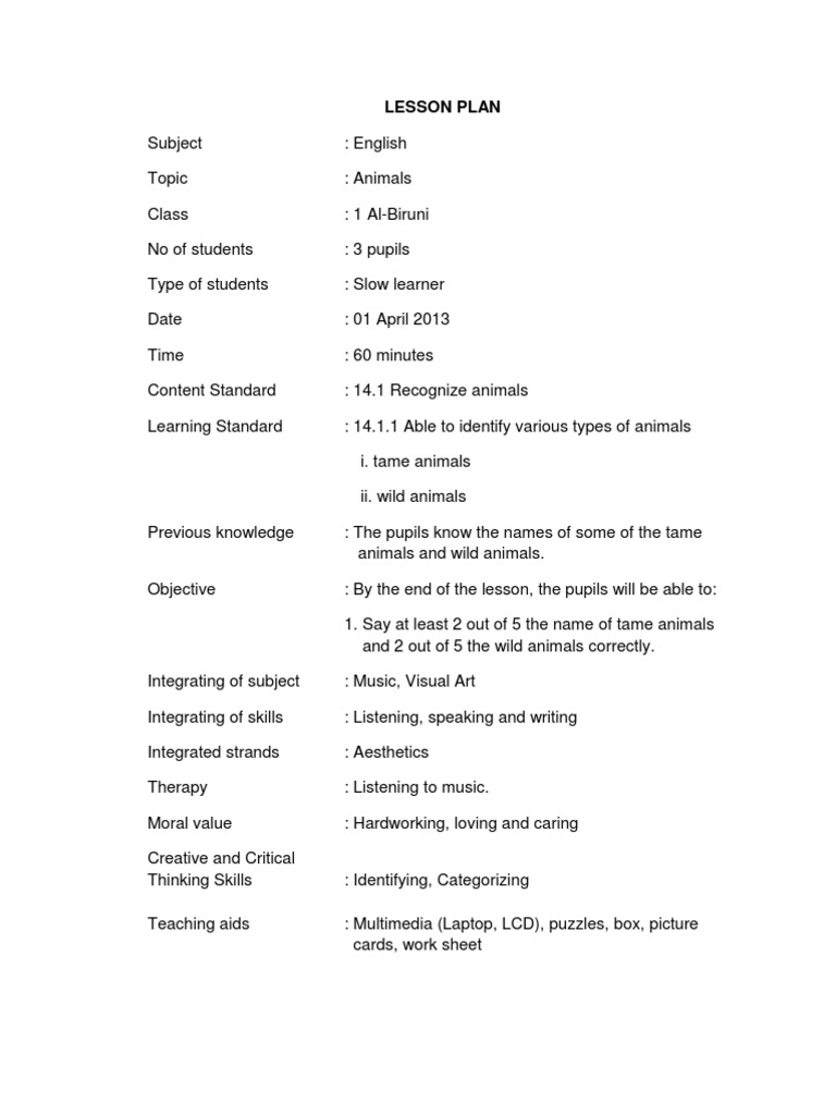 Lesson Plan Group Print K ! | PDF