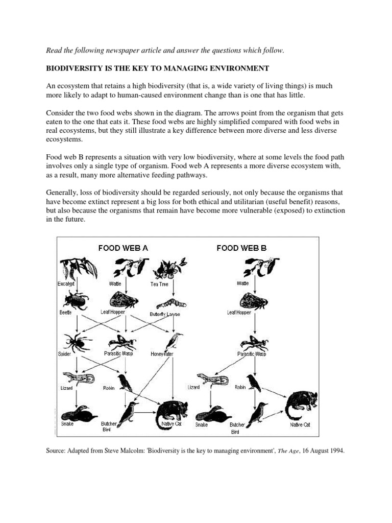 Pisa Science Question | Human Impact On The Environment | Cloning