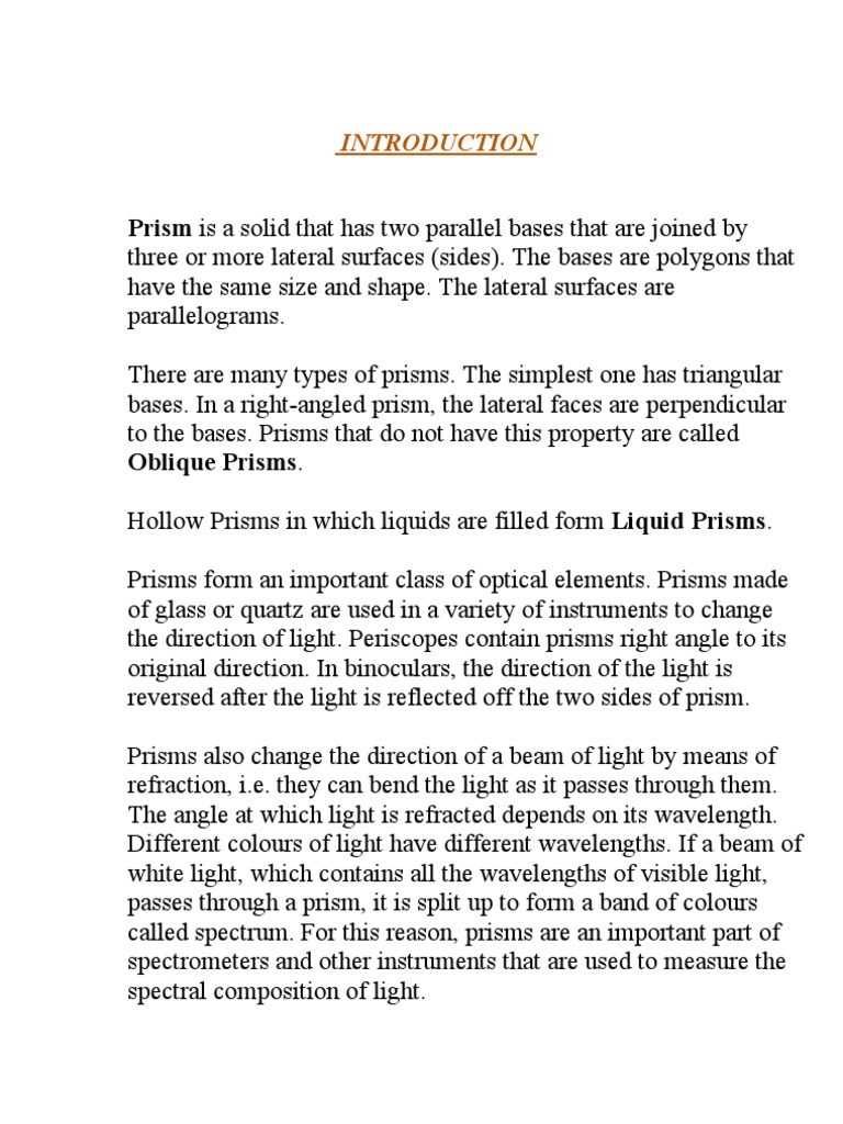 Physics Project | PDF | Refraction | Refractive Index