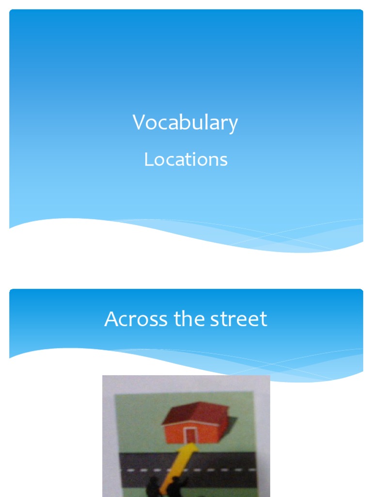 Vocabulary Locations | PDF | Social Science | General Fiction