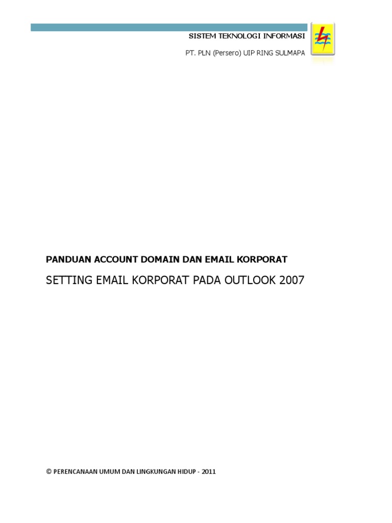 Panduan Email Corporate PLN | PDF