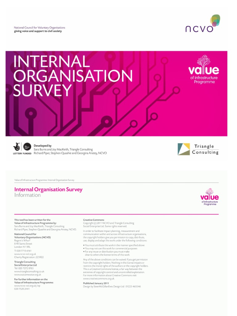 Internal Organisational Survey For VIP | PDF | Survey Methodology ...