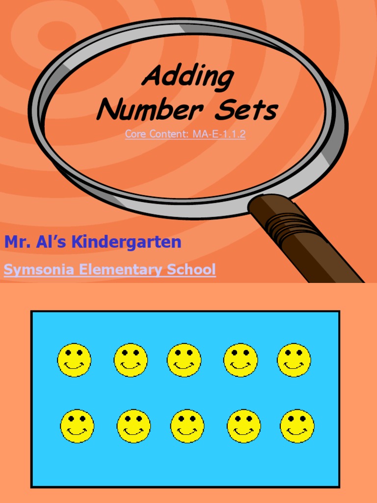 Kindergarten Number Sets Activity | PDF