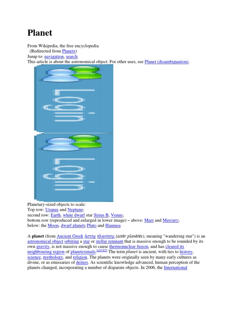 Planet | PDF