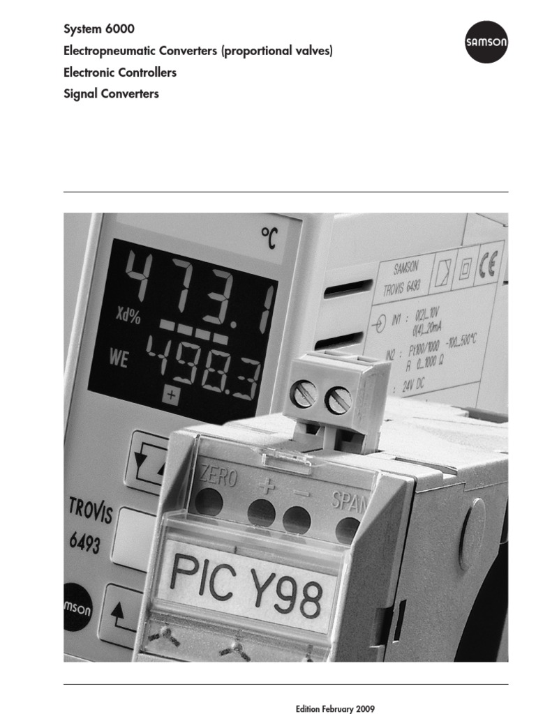 Samson - Proportional Controller | PDF | Manufactured Goods ...