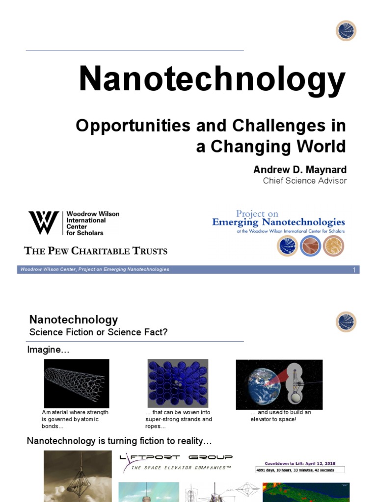 Nanotechnology: Opportunities and Challenges in A Changing World | PDF ...