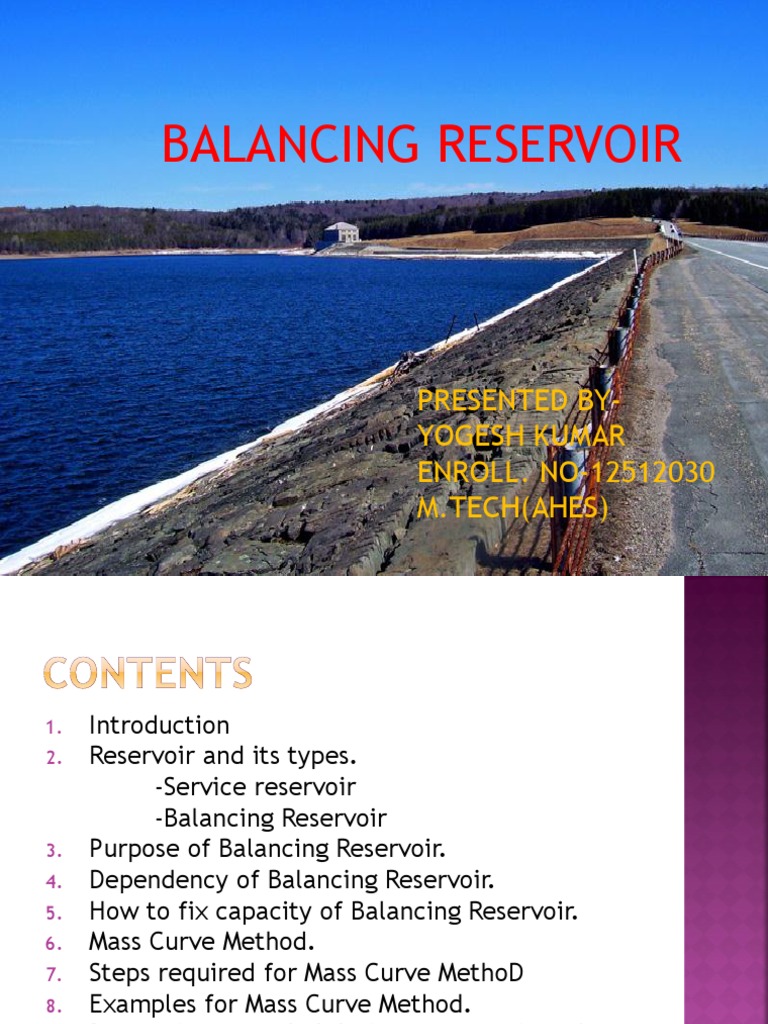 Balancing Reservoirs | PDF | Reservoir | Hydroelectricity
