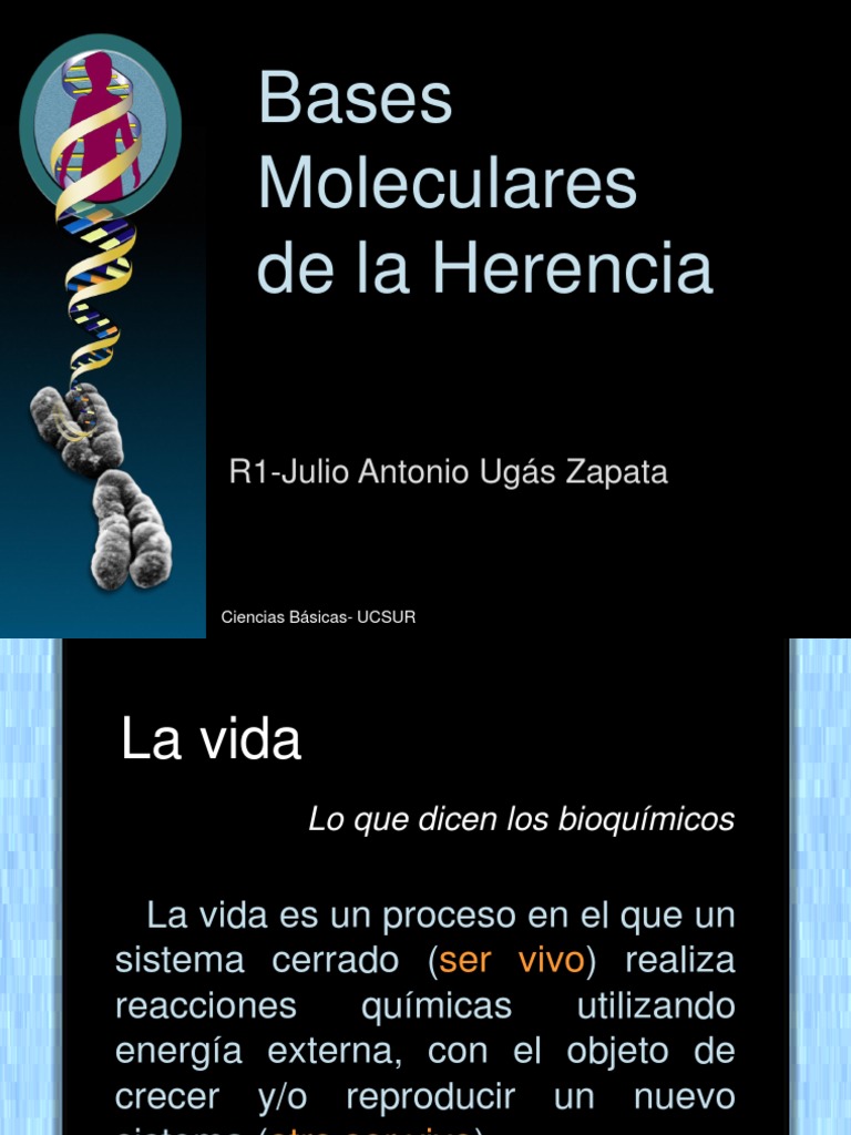 Bases Moleculares de La Herencia | PDF | Adn | Gene