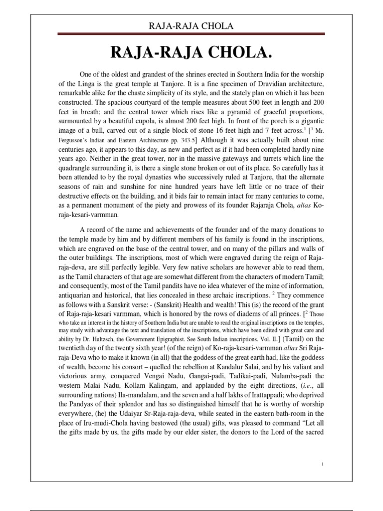 Raja Raja Chola | Jainism | Religion And Belief