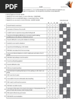 BASDEC Depression Assessment Cards | PDF