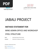 Method Statement for Steel Structure & Erection | Screw | Structural Steel