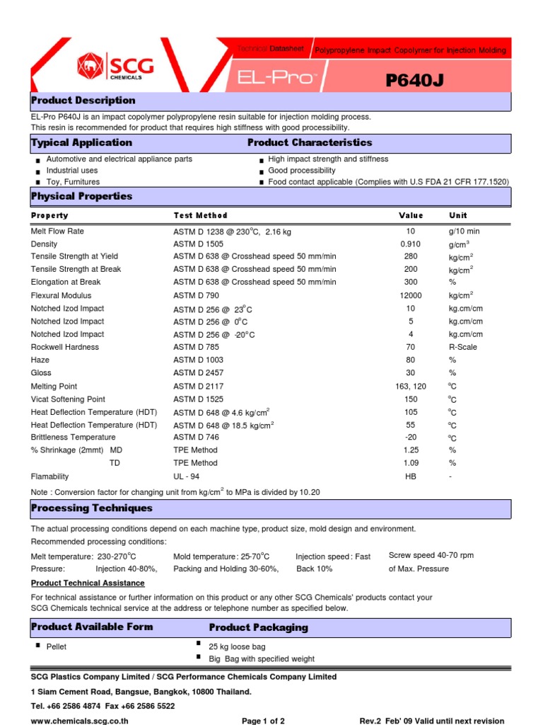 P640J | PDF | Packaging And Labeling | Waste Management