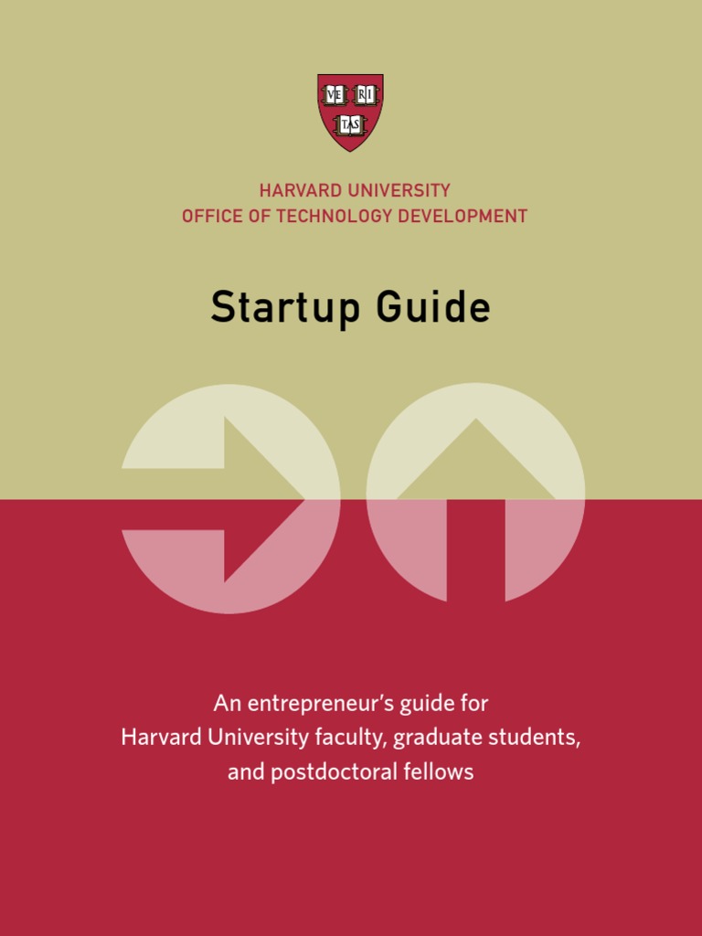 Harvard University START-UP GUIDE | PDF | Startup Company | Small ...