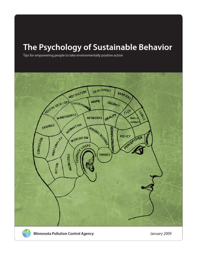 Psychology of Sustainable Behavior | PDF | Sustainability | Thought