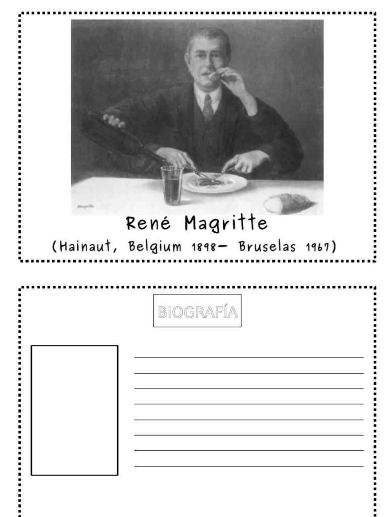 Biografía de René Magritte | PDF