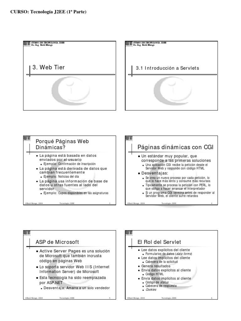 Introduccion A Los Servlets | PDF | Páginas del servidor Java | Protocolo de Transferencia de ...
