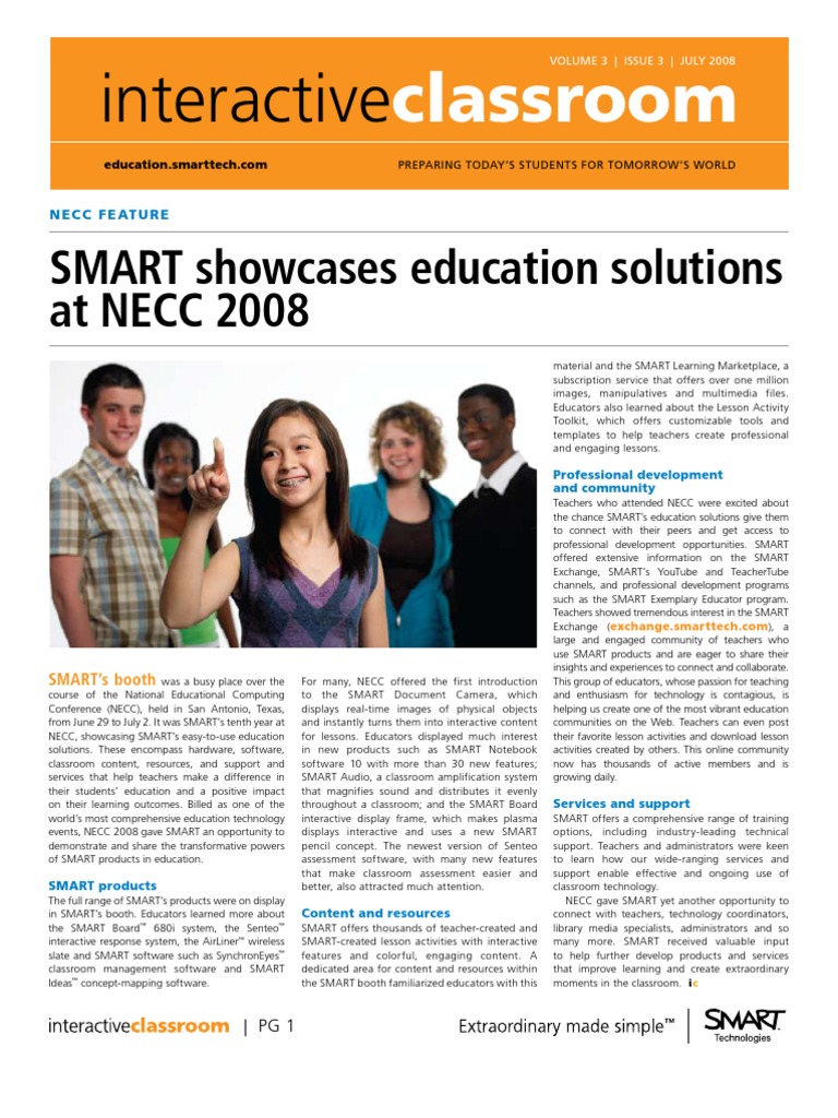 Interactive Classroom July 08 | PDF | Educational Technology | Teachers