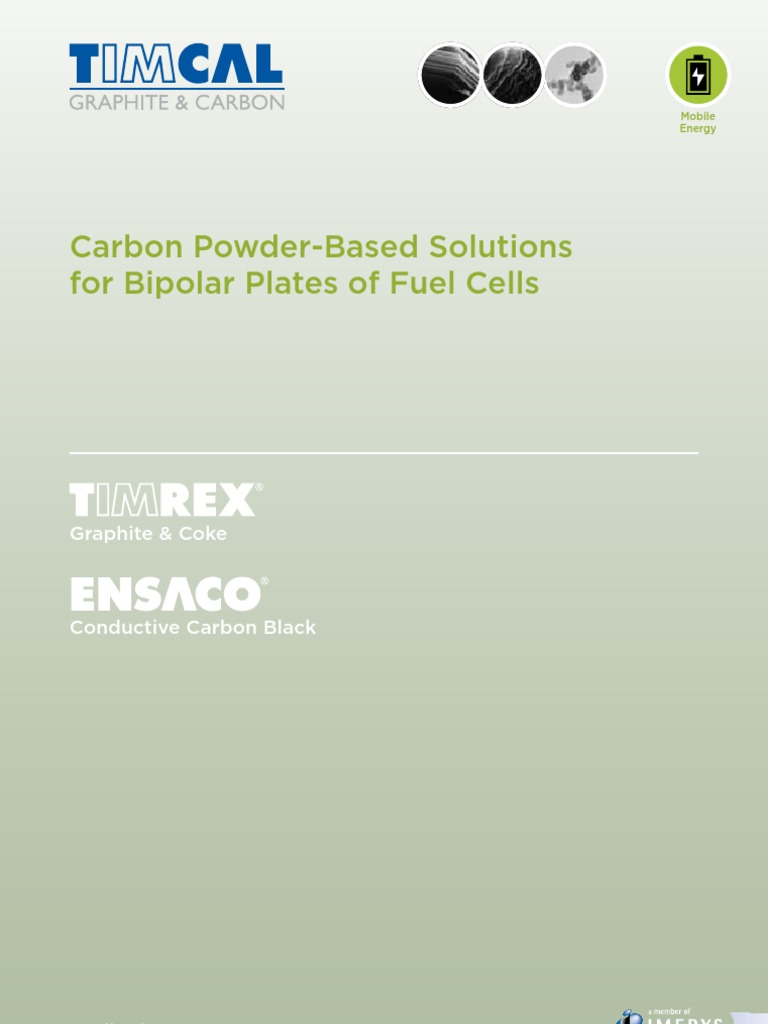 TIMCAL Brochure Fuel Cells | PDF | Fuel Cell | Graphite