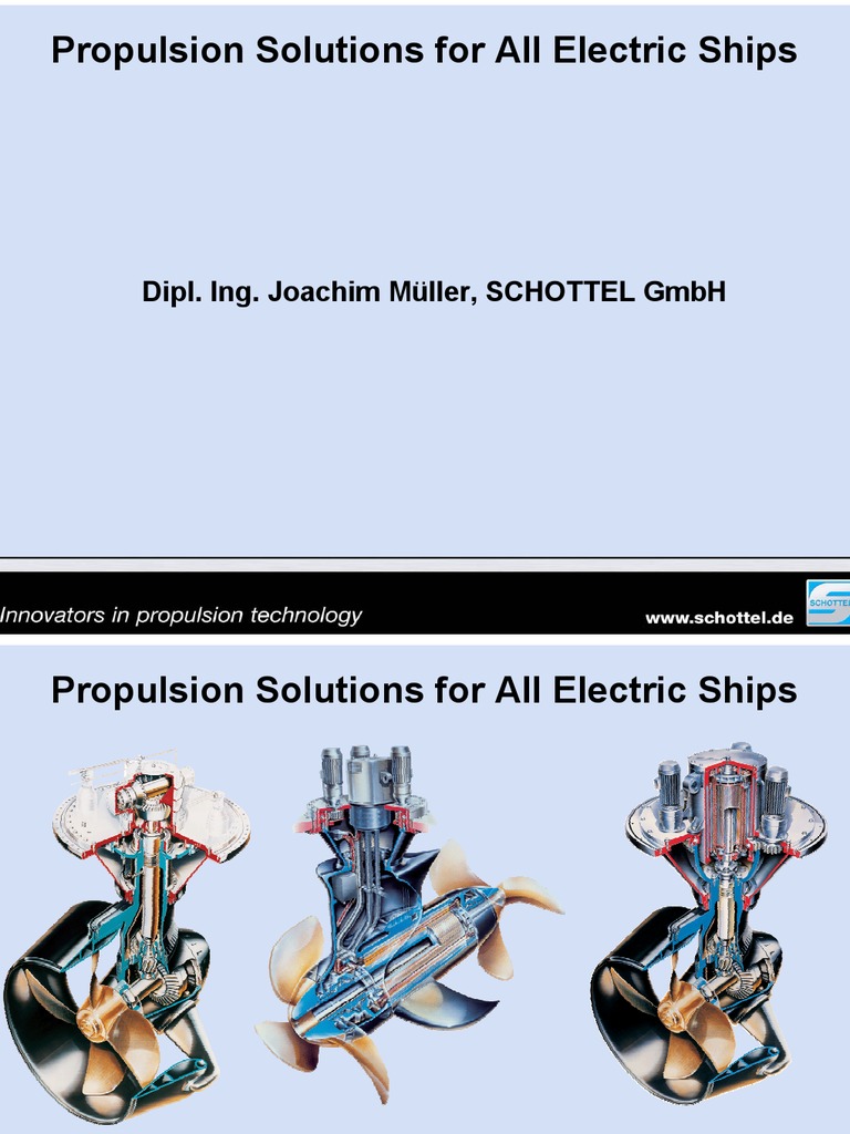 SCHOTTEL Propulsion Solutions | PDF | Marine Propulsion | Water Transport