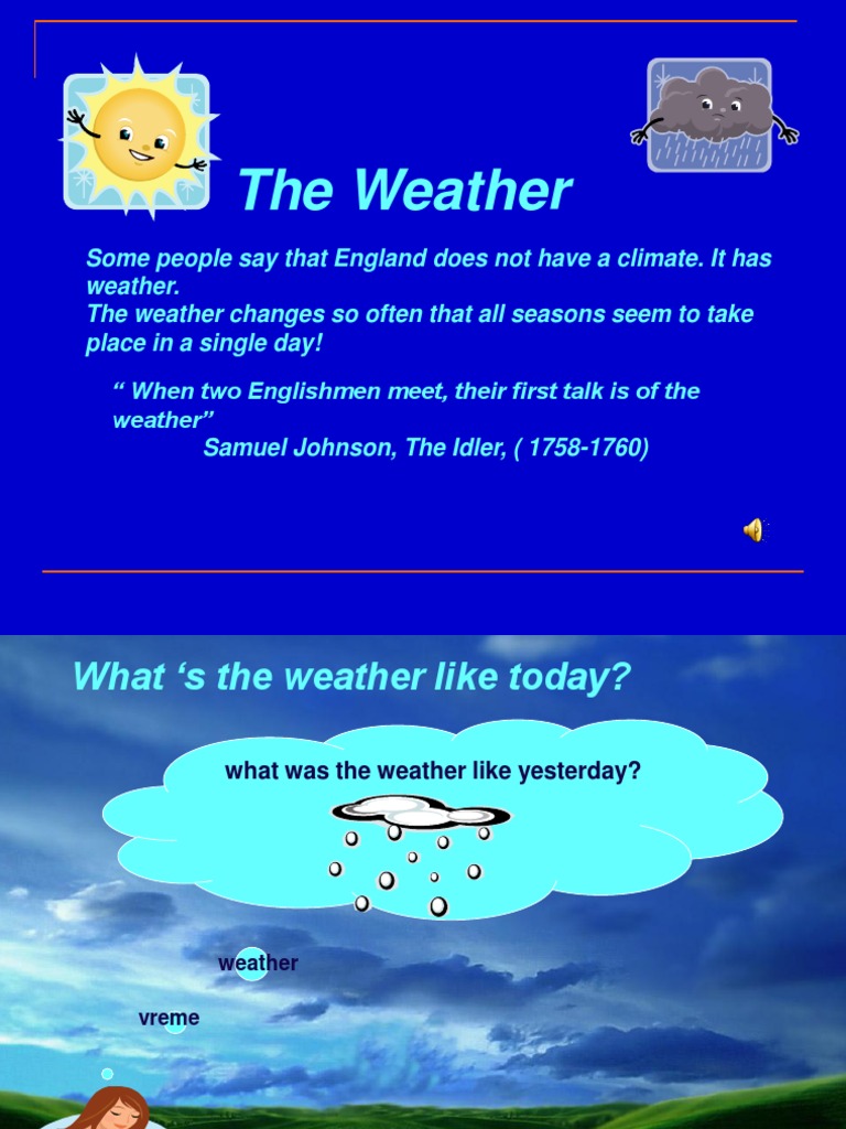 The Changing English Weather: A Comprehensive Look at Weather Terms ...