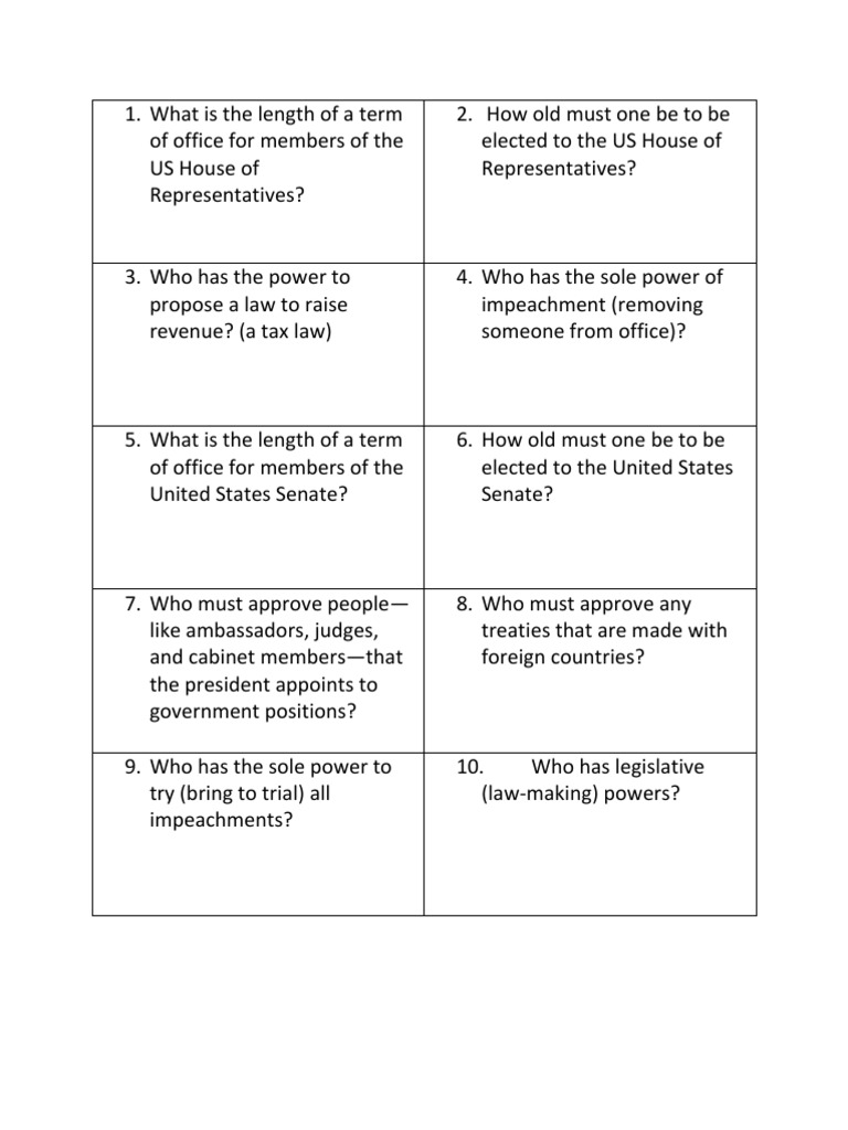 Key Powers in U.S. Government | PDF | Law