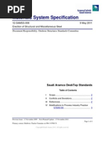 (SAMSS) List of Saudi Aramco Materials System Specifications and Codes | PDF