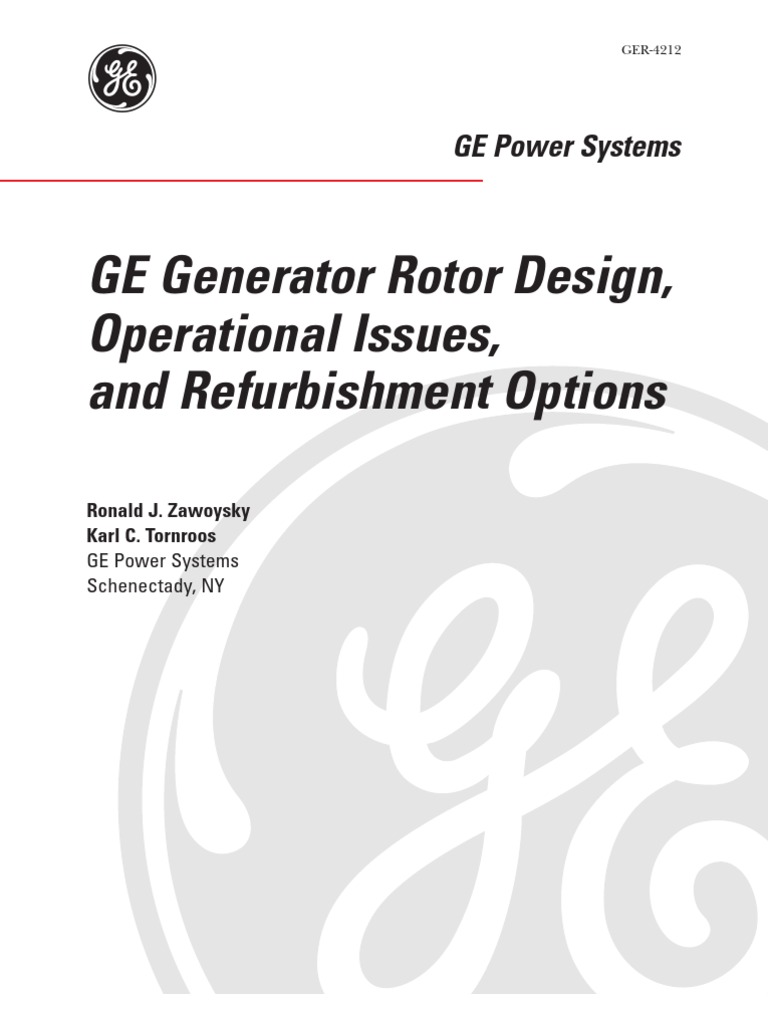 Generator Rotor Design | PDF | Technology & Engineering
