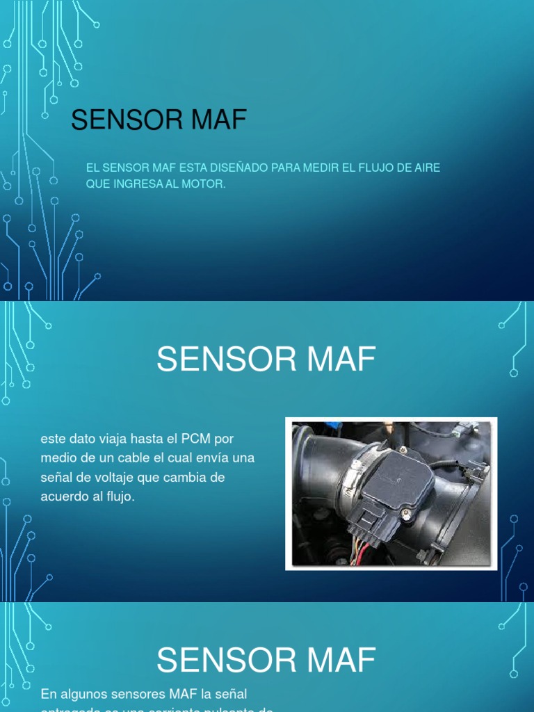 Sensor MAF | PDF | Sensor | Ingenieria Eléctrica