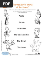QR Codes DR Seuss | PDF | Dr. Seuss | Children's Literature