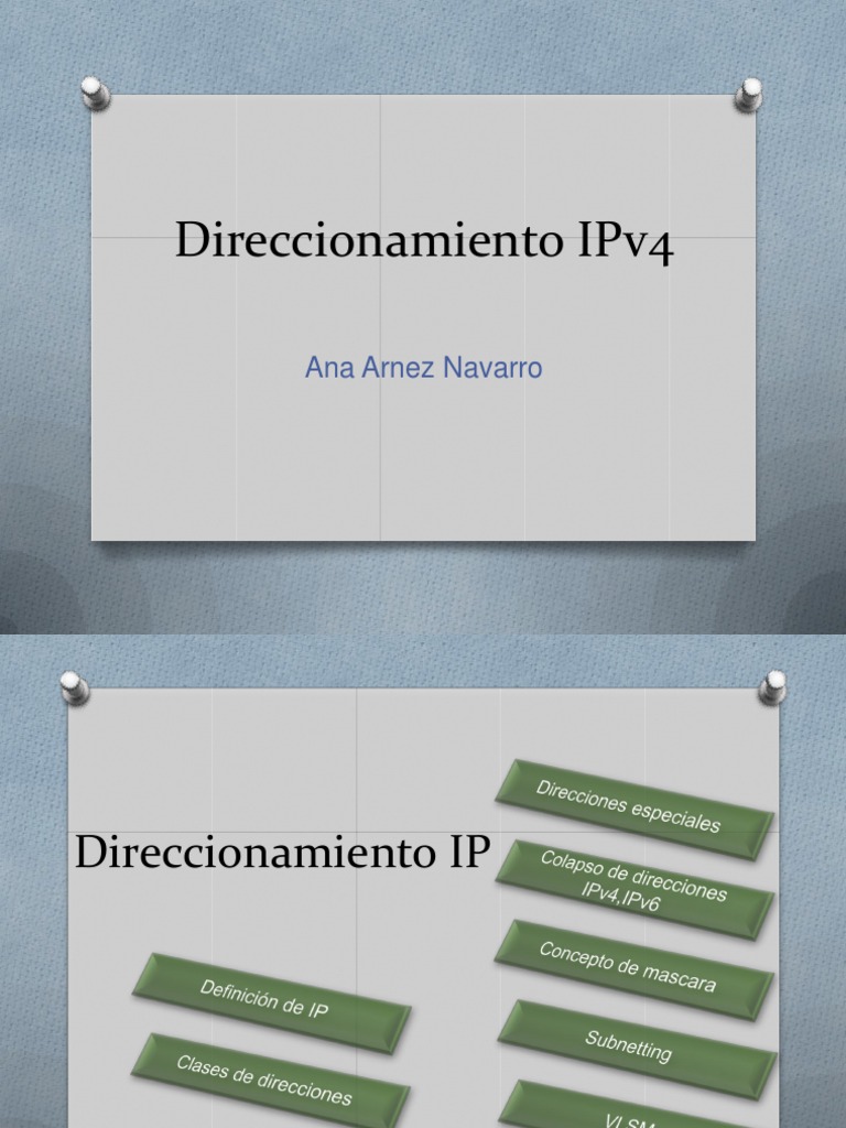Direccionamiento IP | PDF | Dirección IP | Protocolos de internet