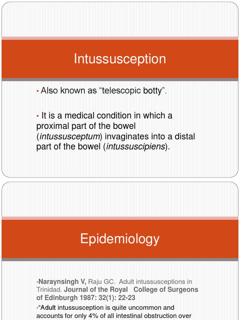 Intussusception | PDF