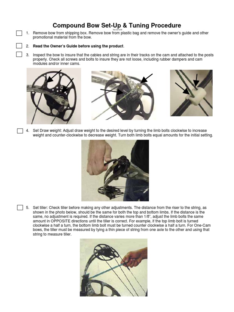 Bow Setup Tuning | PDF | Arrow | Archery