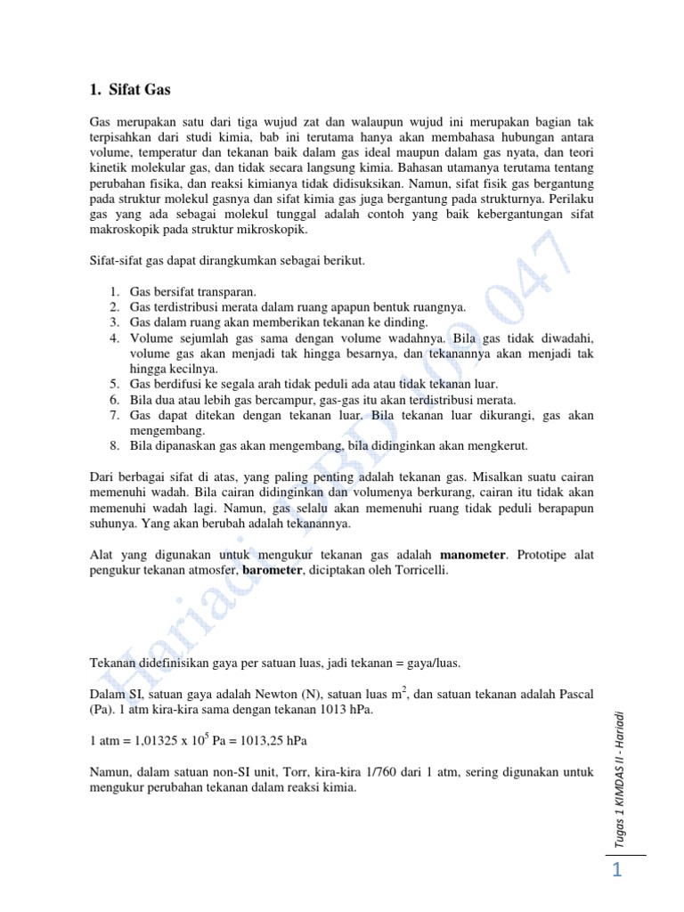 Tugas 1 Kimdas II | PDF