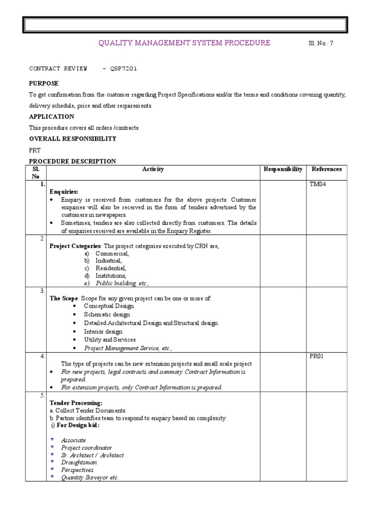 Contract Review | PDF | Specification (Technical Standard) | Business