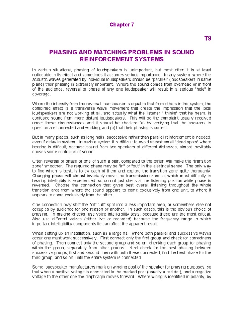 Optimizing Loudspeaker Phasing and Power Distribution in Sound ...