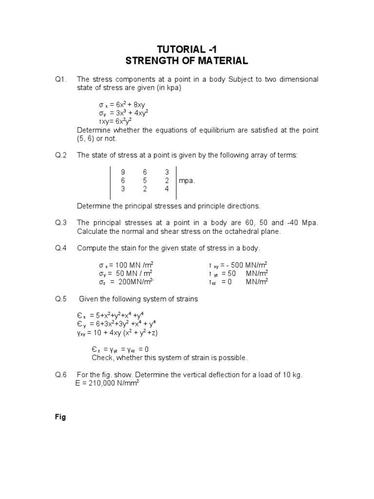 Som Tutorials | PDF | Bending | Beam (Structure)