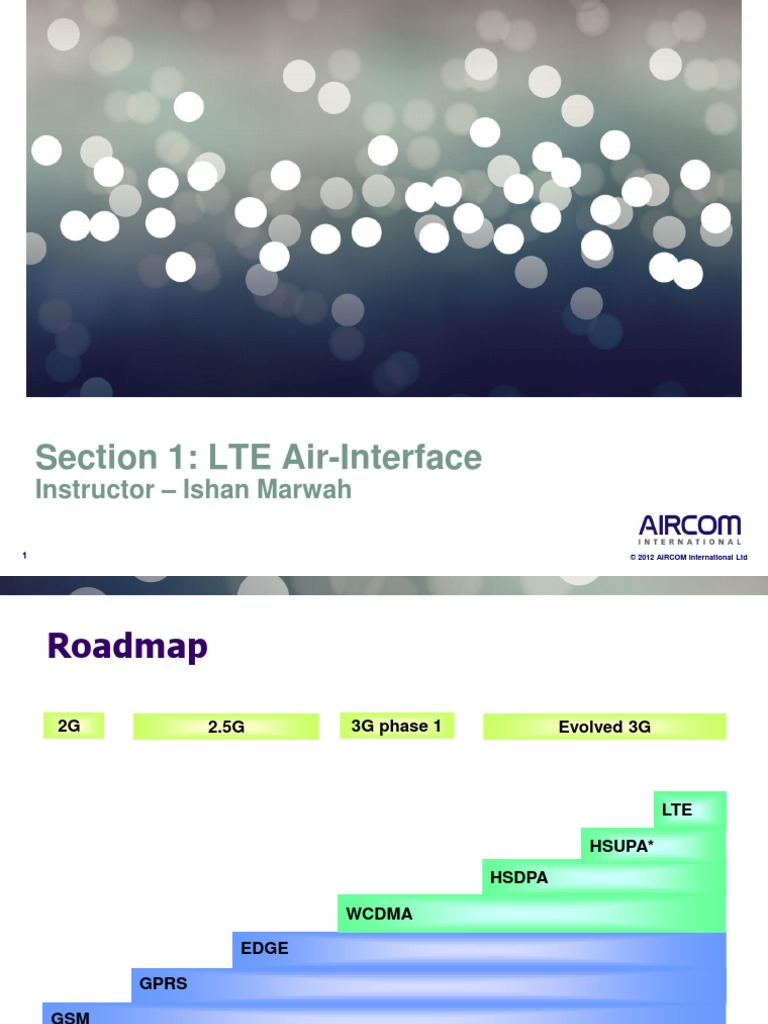AIRCOM Asset LTE Basics and Asset | PDF | Mimo | Orthogonal Frequency Division Multiplexing