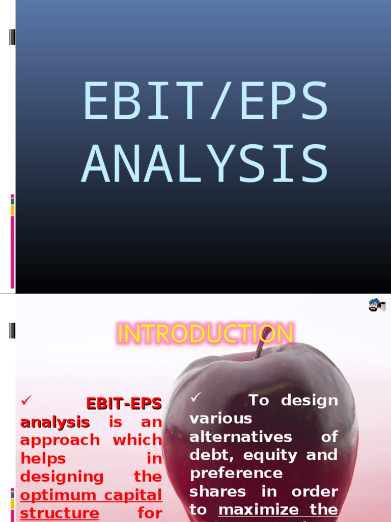 EBIT-EPS Analysis for Capital Structure | PDF | Capital Structure ...