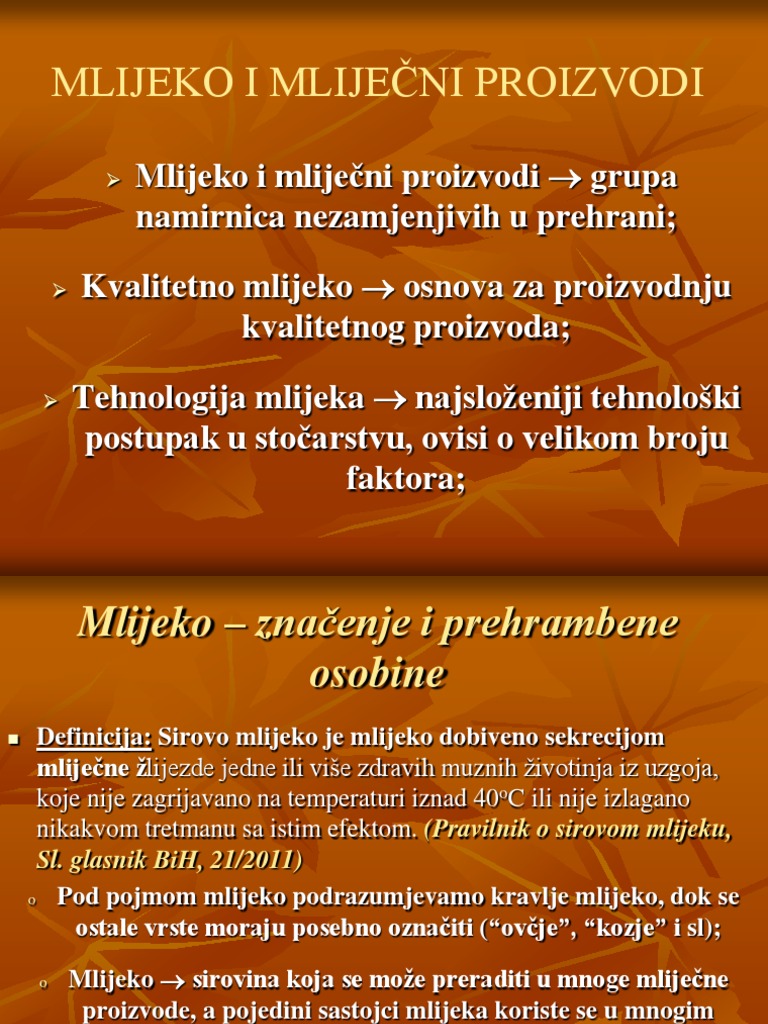 BROMATOLOGIJA - 7. Predavanje | PDF