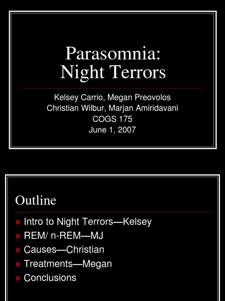 Parasomnia | Sleep | Science