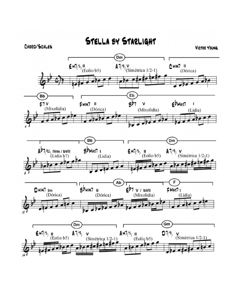 Stella by Starlight (Chord-Scales)