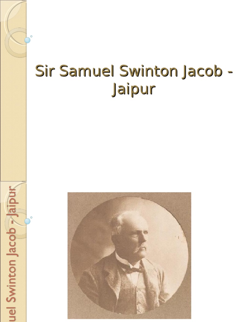 Sir Samuel Swinton Jacob: Indo-Saracenic Architect | PDF | Art Media