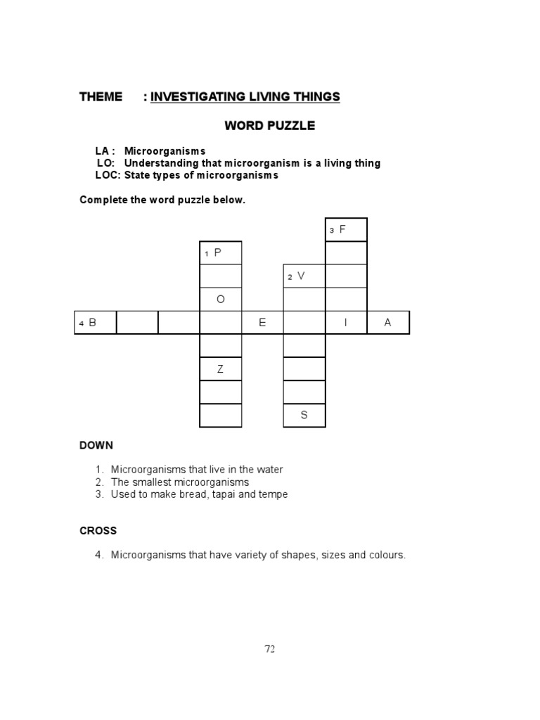 Microorganism Science Year 5 | PDF | Herbivore | Organisms